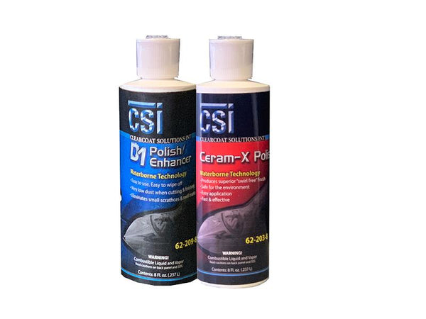 D1 Polish & Ceram-X 8oz polishes | CSI - Clearcoat Solutions - SYSTEM ...